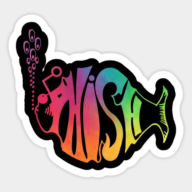 Phish Color - Best Seller - Sticker | TeePublic