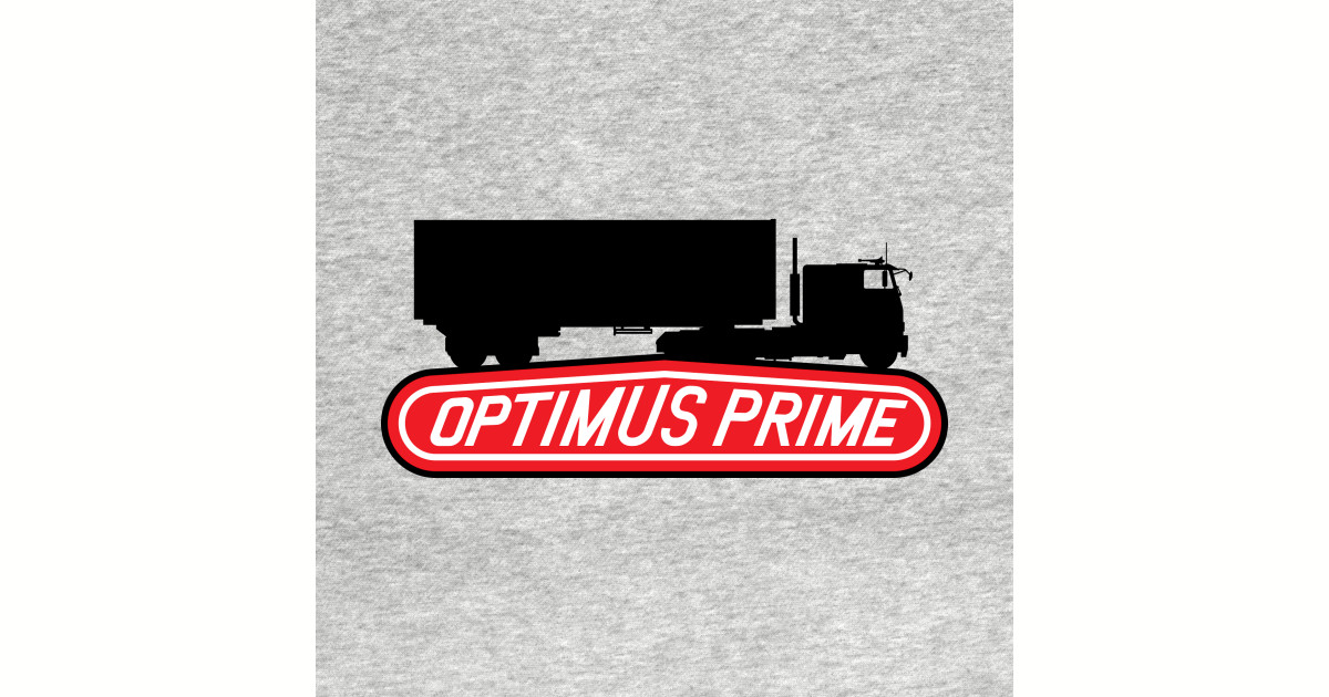 Optimus Prime vintage trucking logo - Autobots - T-Shirt | TeePublic