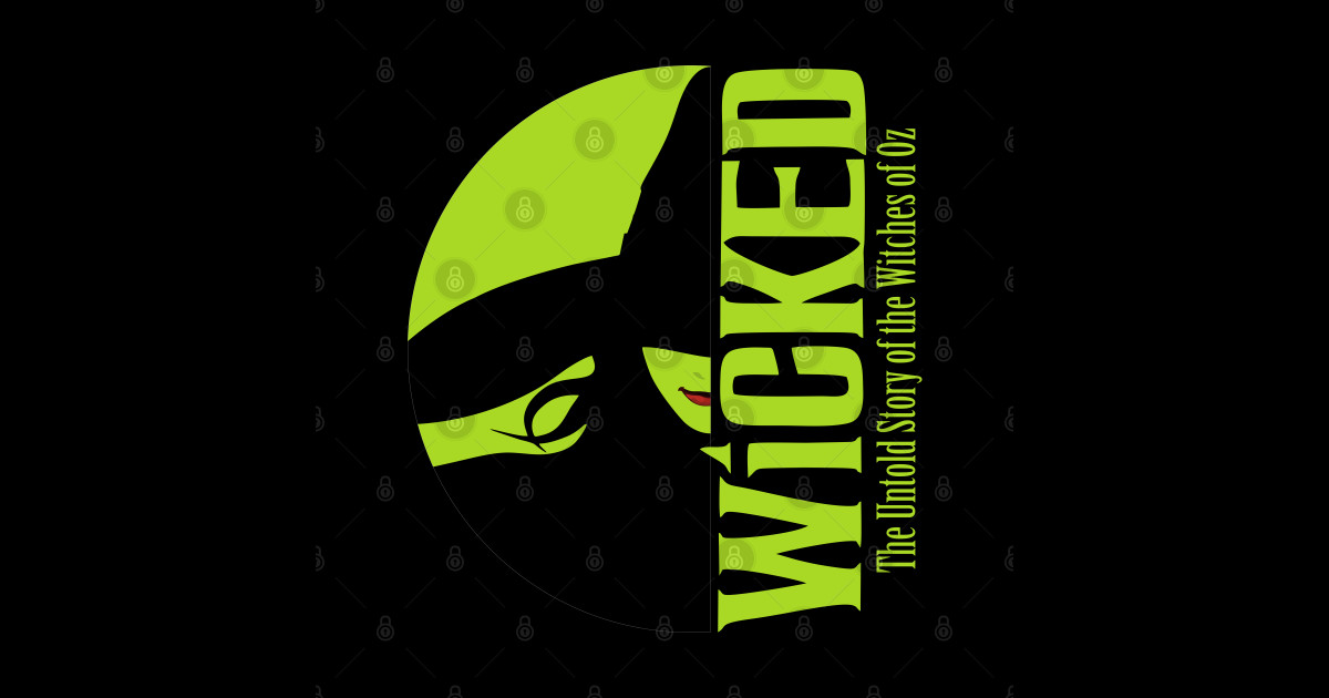 Vintage Wicked-musical V.5 - Wicked - Sticker | TeePublic