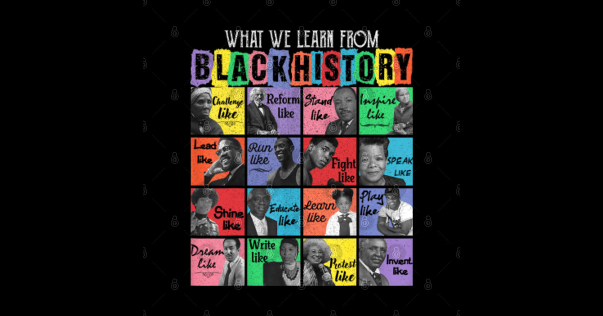Black History What We Learn from Black History Women Men - Black ...