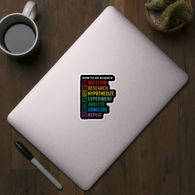 Scientific Method - Scientific Method - Sticker | TeePublic