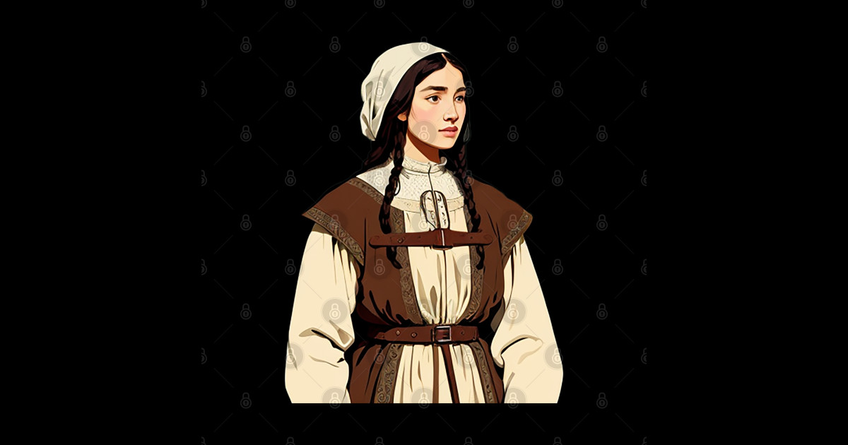 Young Medieval Peasant Woman - Dnd - Posters and Art Prints | TeePublic