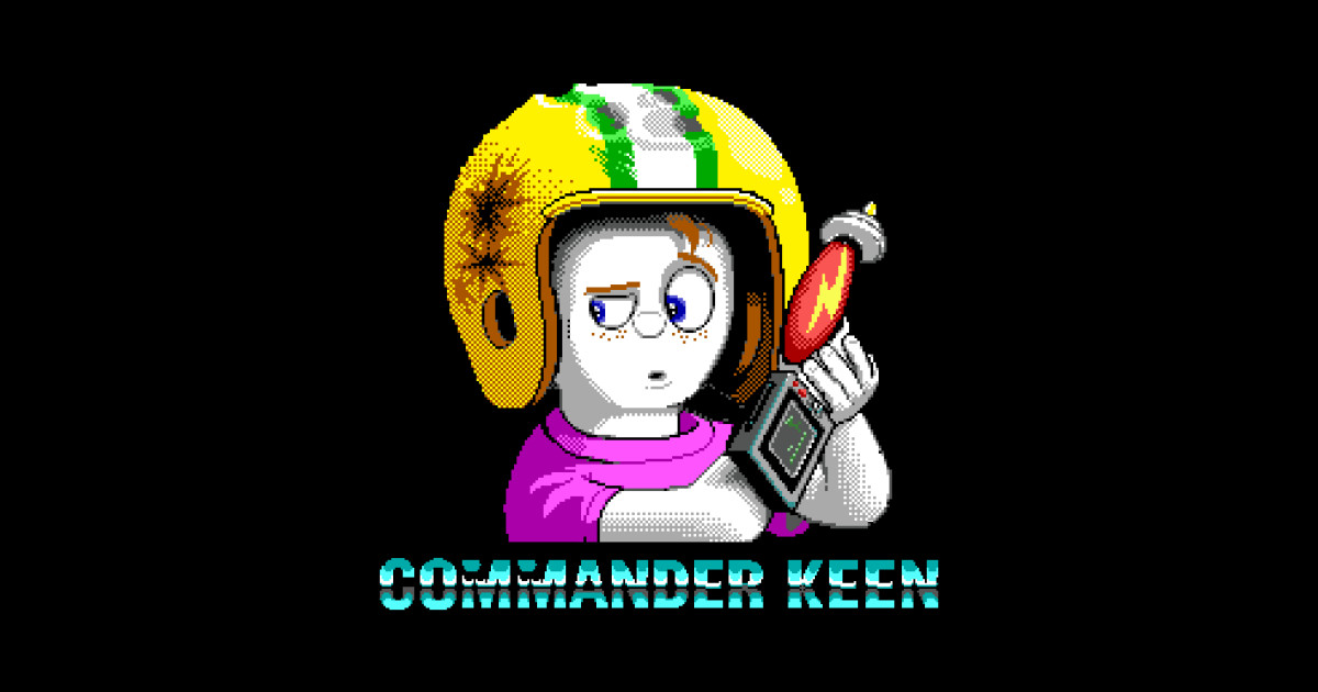Commander Keen - Keen - Sticker | TeePublic