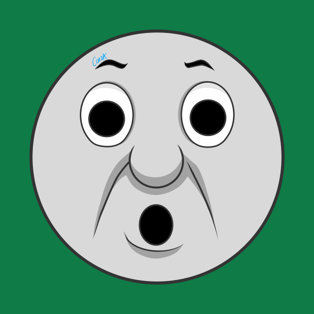 Percy scared face - Thomas And Friends - Kids T-Shirt | TeePublic