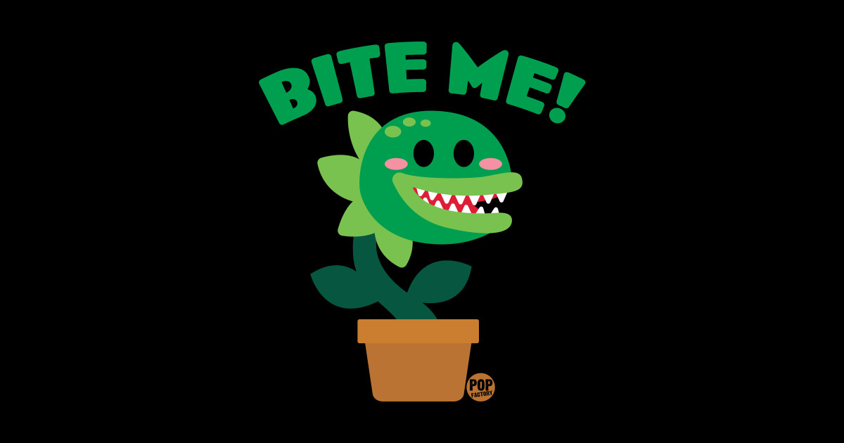 BITE ME FLYTRAP - Venus Flytrap - Sticker | TeePublic