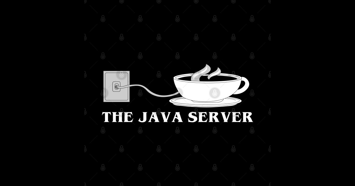 The Java Server - Simpsons - Sticker | TeePublic
