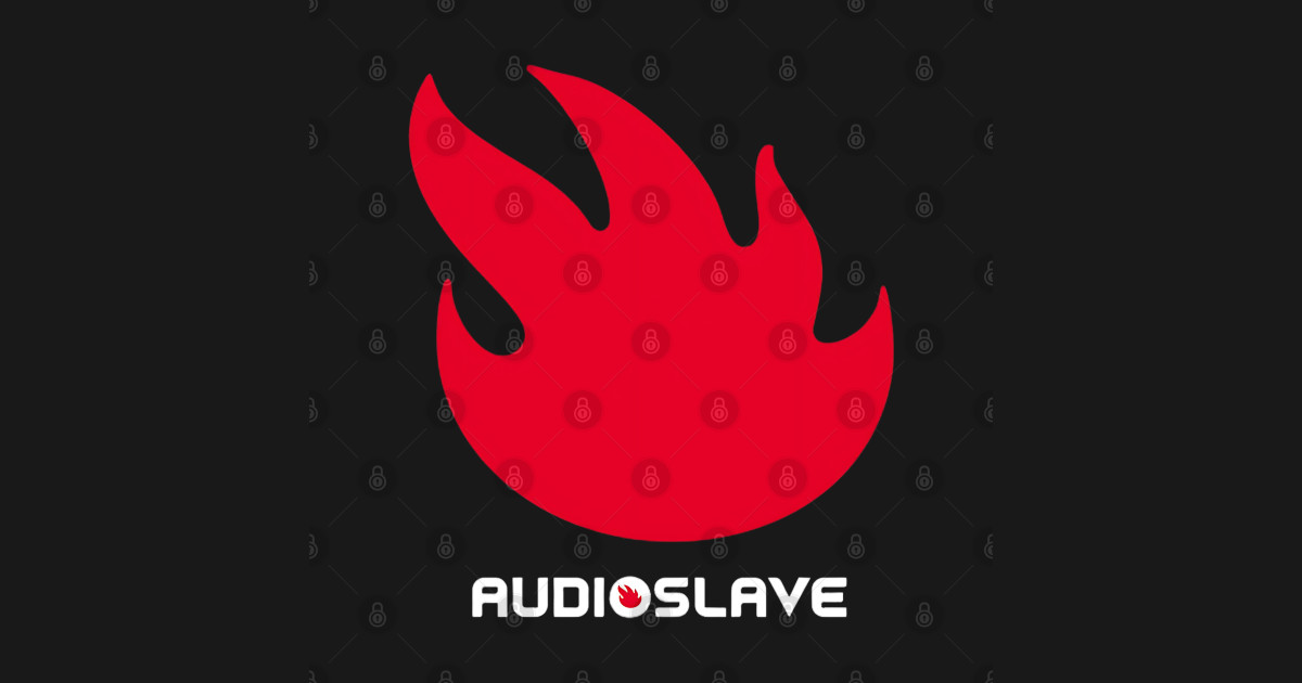Audioslave Band Logo Fire - Audioslave - T-Shirt | TeePublic