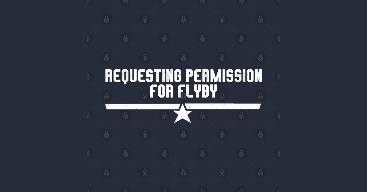 Requesting permission for flyby - Top Gun - T-Shirt | TeePublic