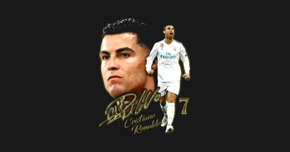 Cristiano Ronaldo Madrid Player Name - Cristiano Ronaldo - T-Shirt ...