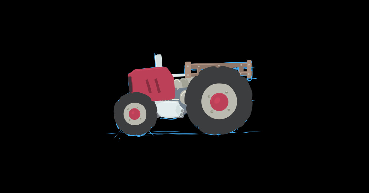 Blueprint Super Cool Tractor | Lilla The Lamb - Blueprint - Magnet ...