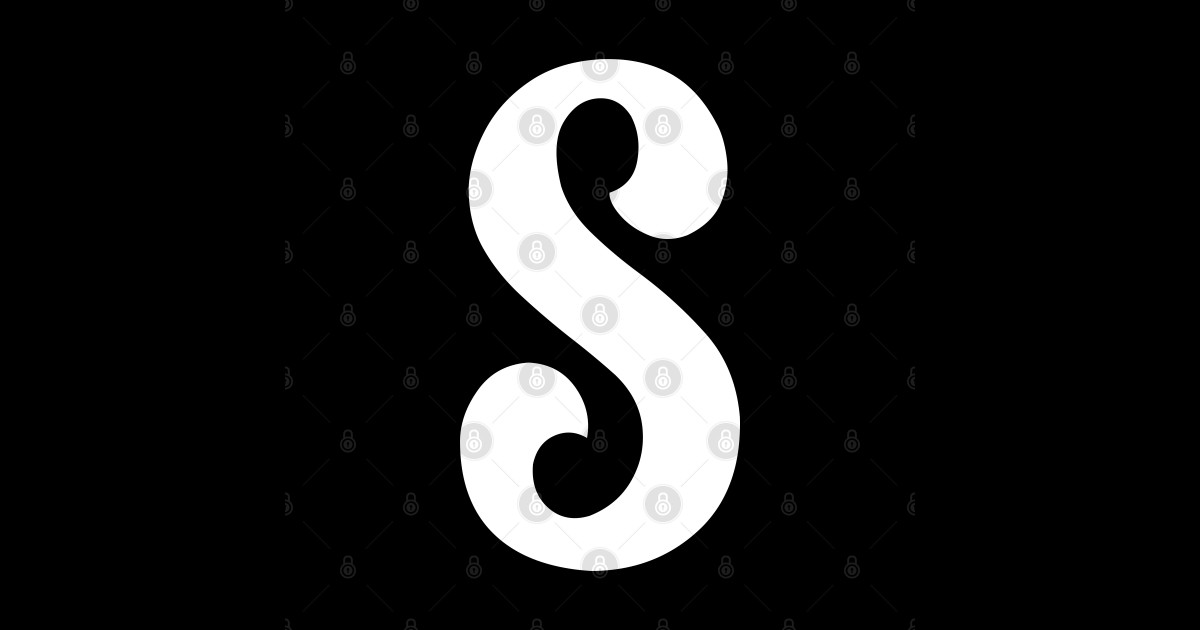 Letter S - Letter S - Sticker | TeePublic