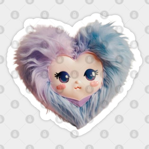 Cute Chibi Heart 03 - Love - Sticker | TeePublic