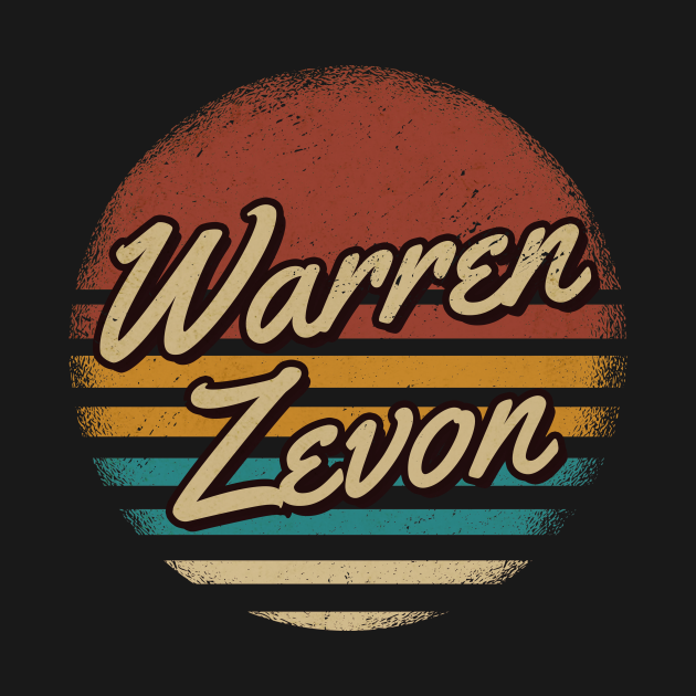 Warren Zevon Retro Style - Warren Zevon - Long Sleeve T-Shirt | TeePublic