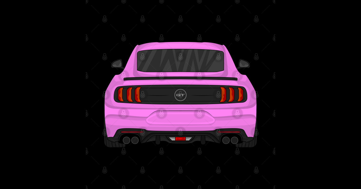 MUSTANG GT VIOLET - Ford Mustang Gt - Sticker | TeePublic