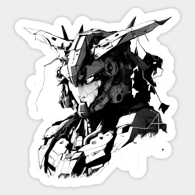 Broken Hero Mecha - Hero - Sticker | TeePublic