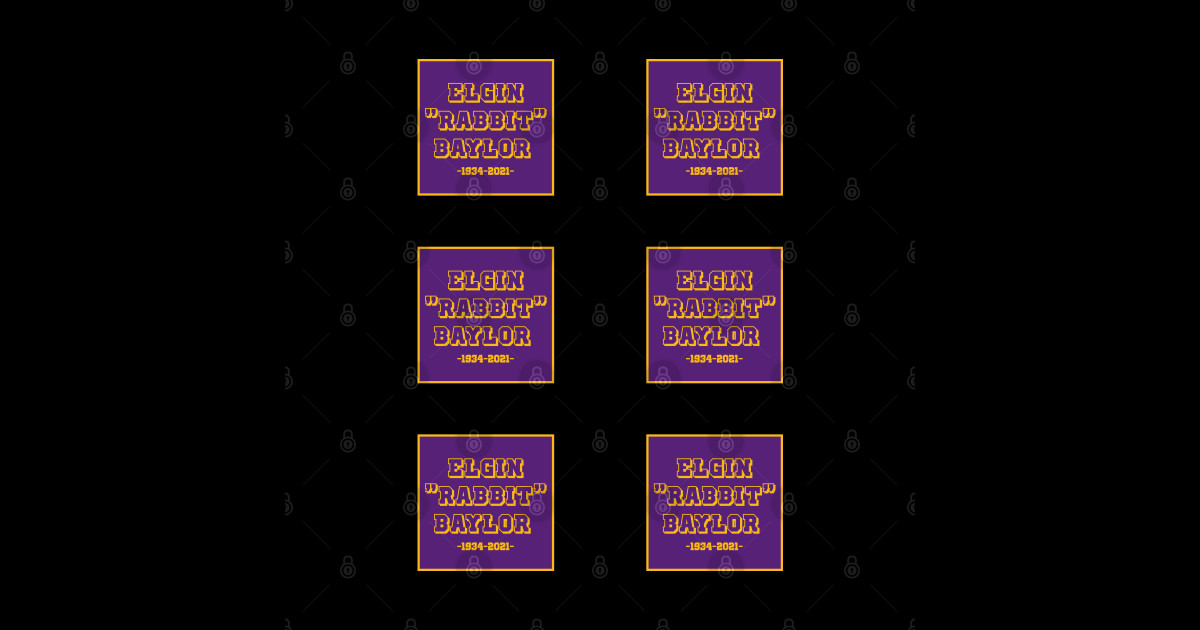 Elgin "Rabbit" Baylor Memorial Varsity Pack - Elgin Rabbit Baylor ...