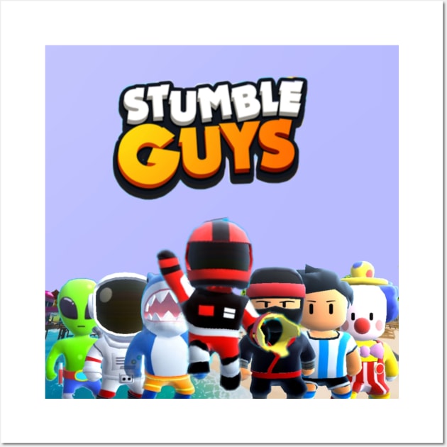stumble guys Character - Game - Posters and Art Prints | TeePublic