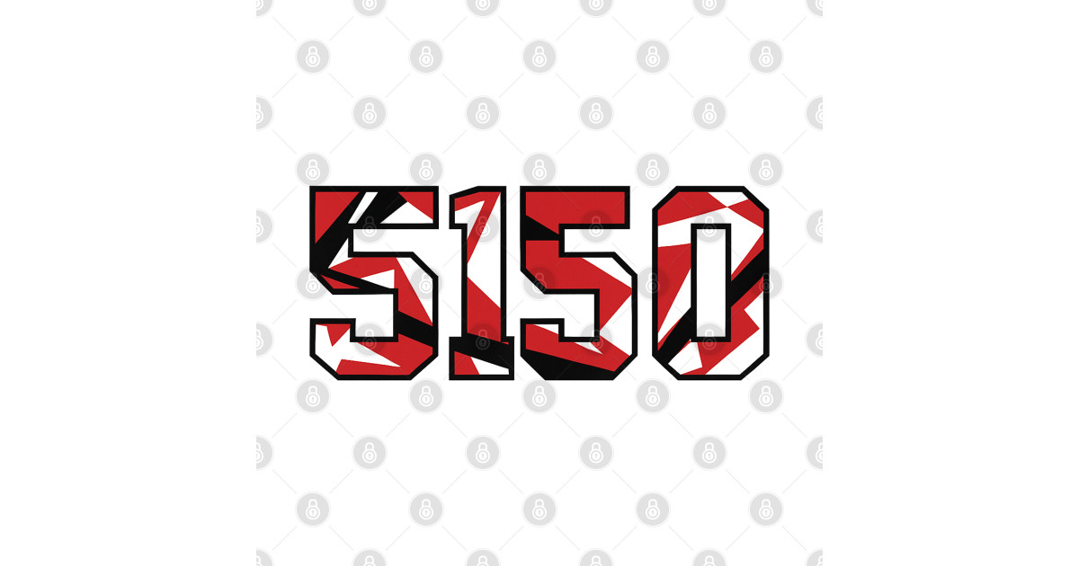 5150 Guitar - 5150 Guitar - T-Shirt | TeePublic