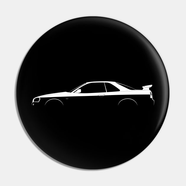 Nissan Skyline GT-R (R34) Silhouette - Nissan Skyline Gt R - Pin ...