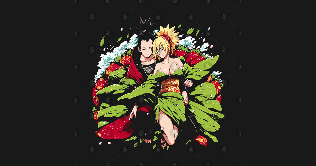 shikamaru temari - Naruto - T-Shirt | TeePublic