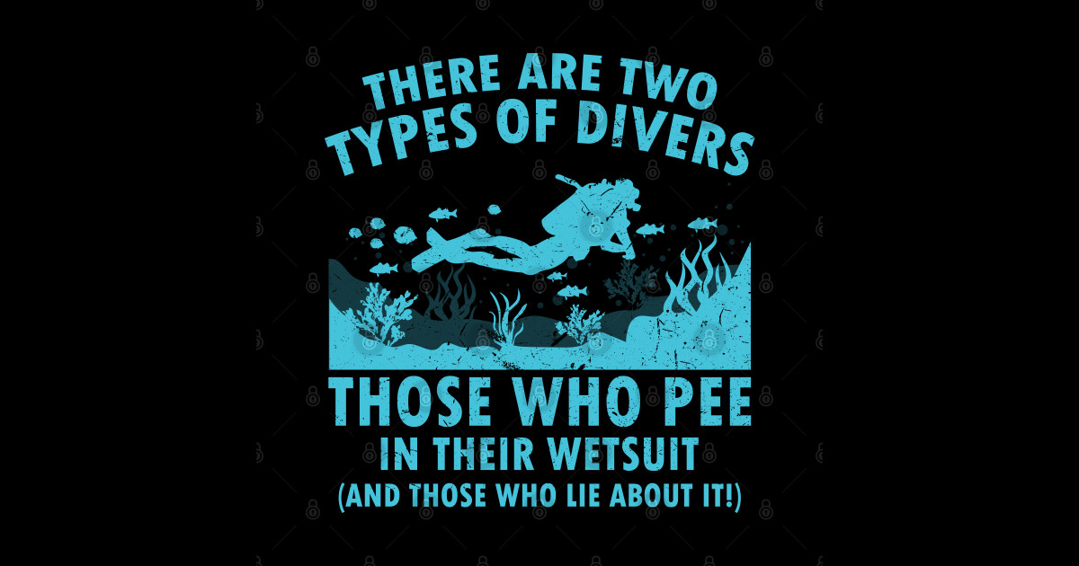 Diver Pee Wetsuit Two Types Vintage Scuba Diving Freediving - Scuba ...