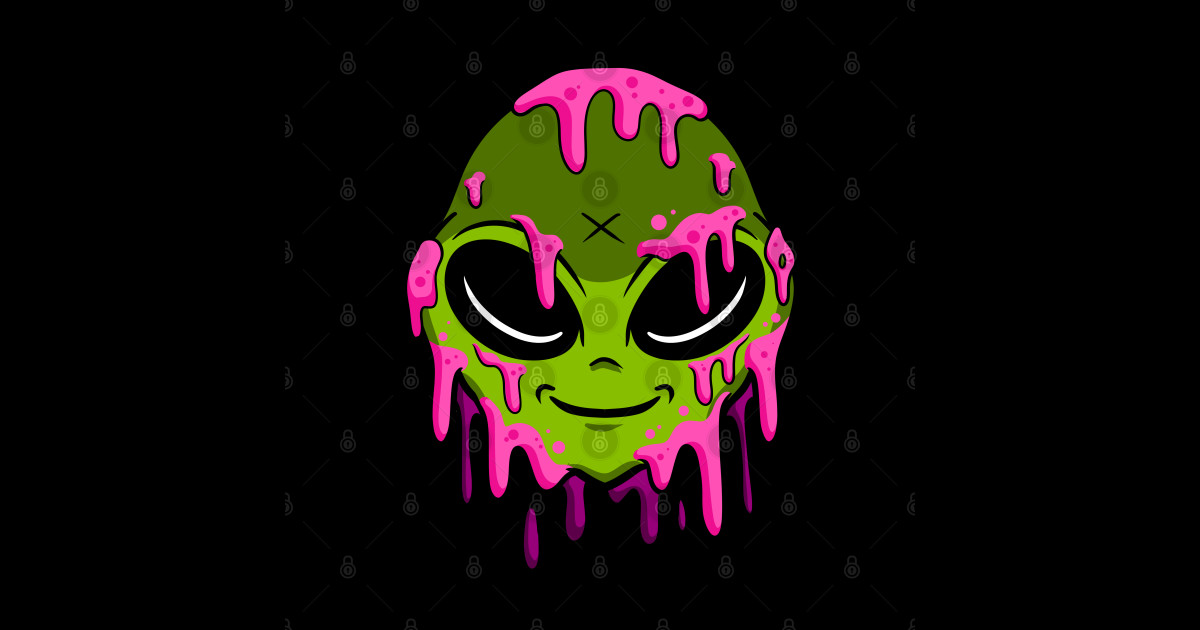 alien dripping - Urbanwear - Sticker | TeePublic