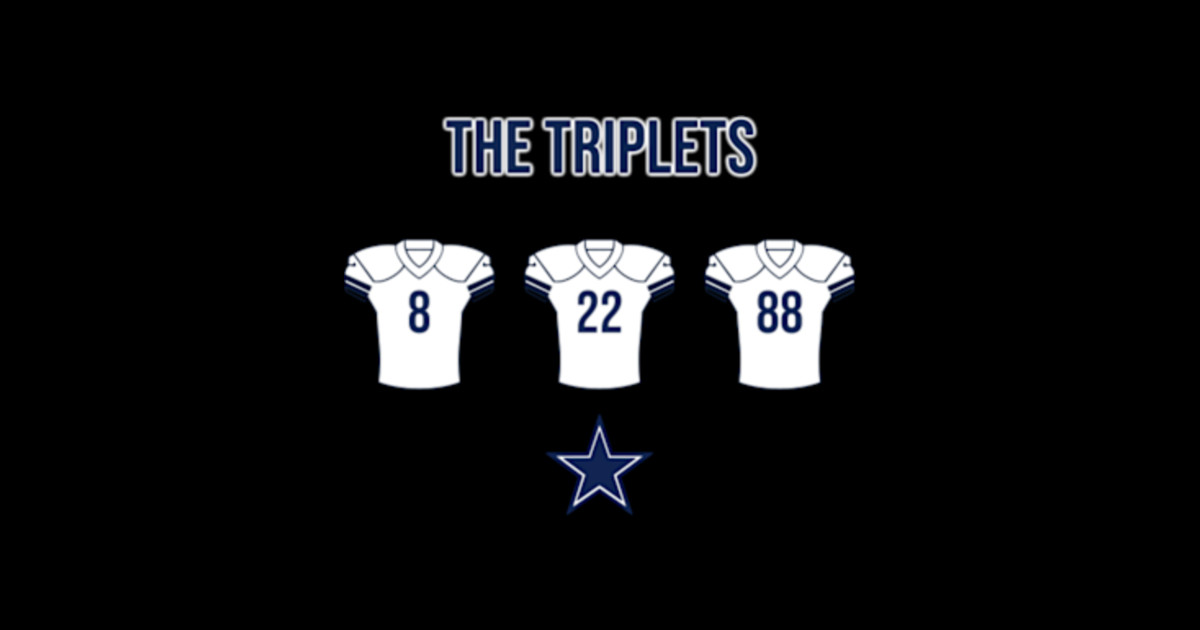 The Triplets! - Dallas Cowboys - Dallas Cowboys - Sticker | TeePublic
