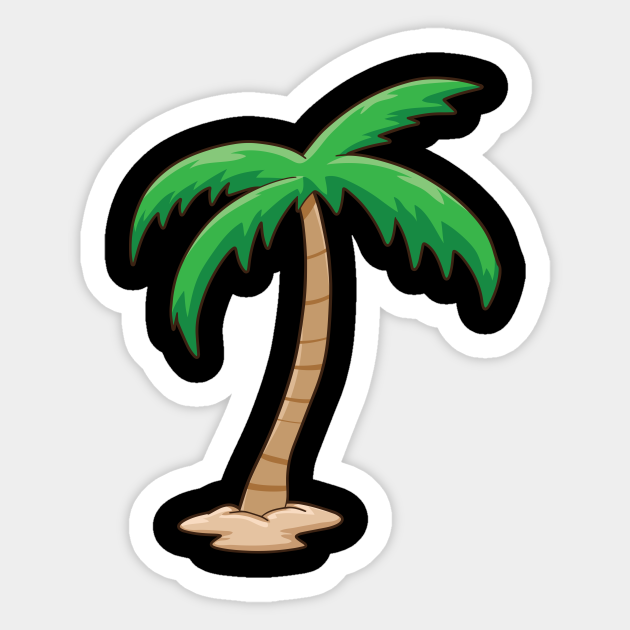 Coconut Tree - Coconut Tree - Sticker | TeePublic