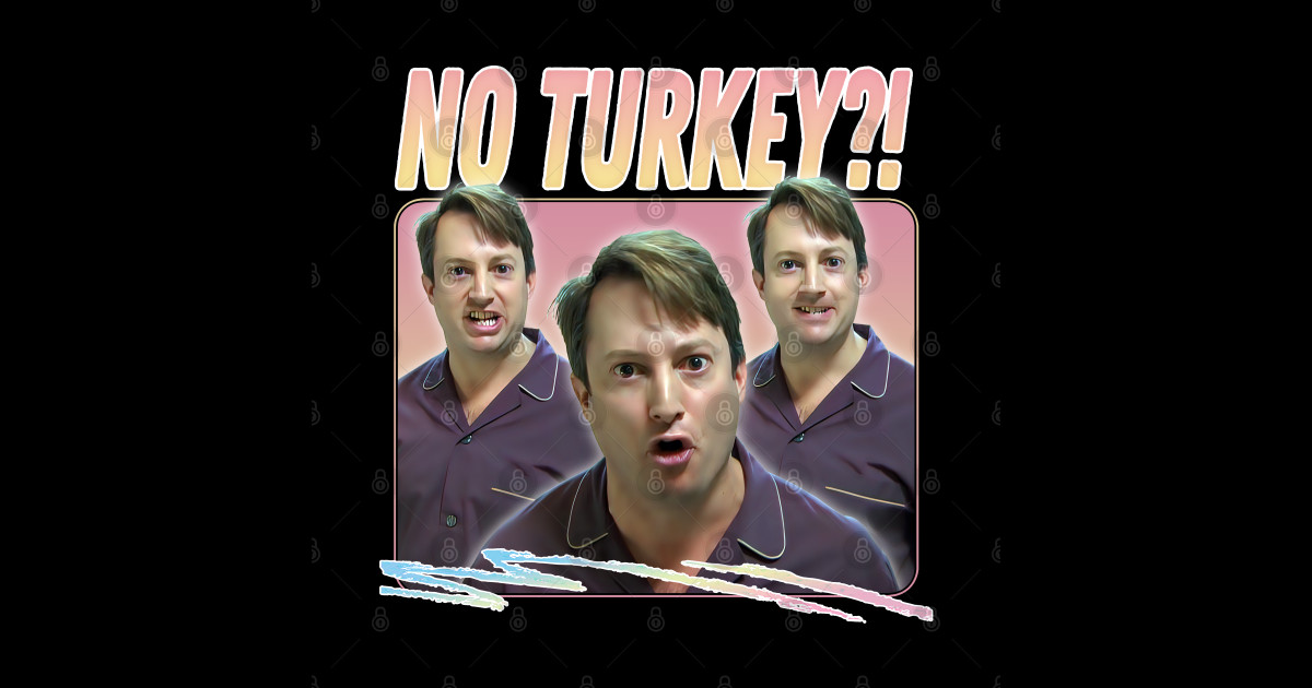 No Turkey?! Retro Peep Show Fan Art - Peep Show - Sticker | TeePublic