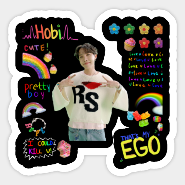 Paper & Party Supplies Stickers, Labels & Tags BTS J-Hope Hobicore ...