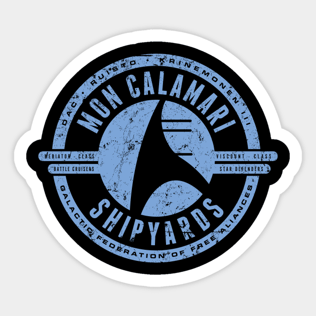Mon Calamari Shipyards - Star Wars - Sticker | TeePublic
