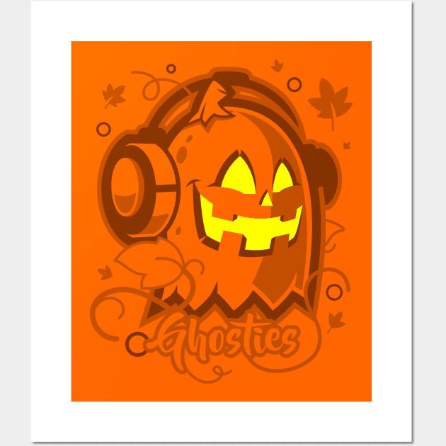 Ghosty O' Lantern - Jghosty - Posters and Art Prints | TeePublic