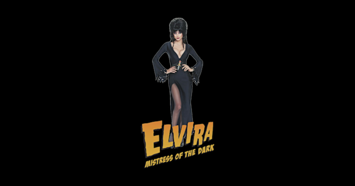 Elvira mistress of the dark - Elvira - Sticker | TeePublic