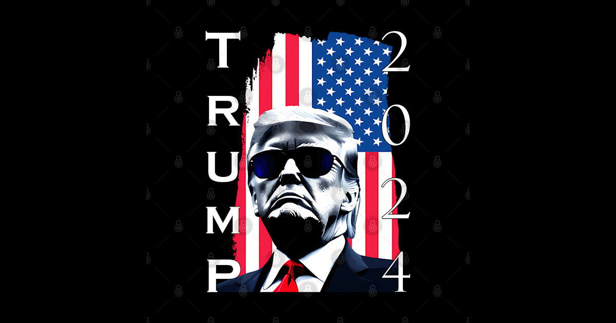 Trump 2024 Trump President 2024 - Trump 2024 - Sticker | TeePublic