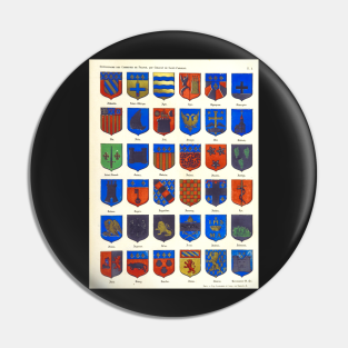 Heraldry Coat Of Arms Pins and Buttons for Sale | TeePublic