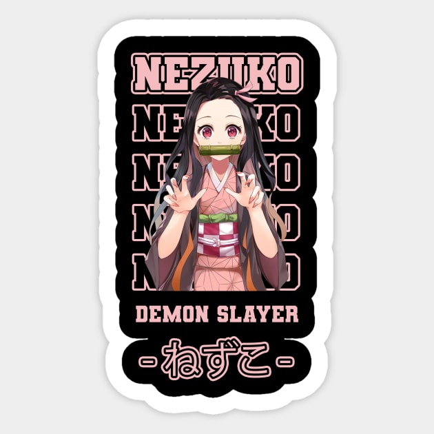 Nezuko Kamado - Nezuko Kamado - Sticker | TeePublic