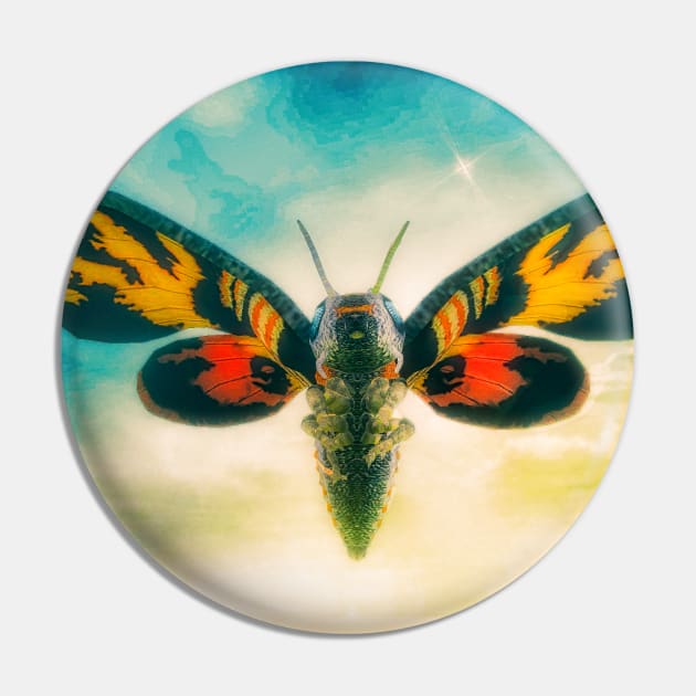 Mothra - Godzilla - Pin | TeePublic