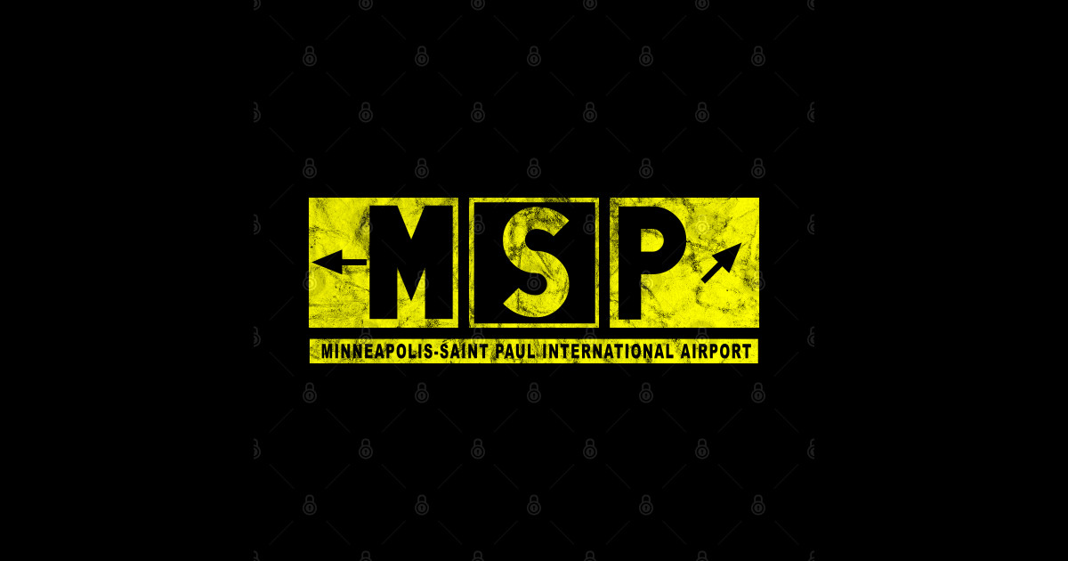 MSP Minneapolis-Saint Paul International Airport KMSP Taxiway Sign ...