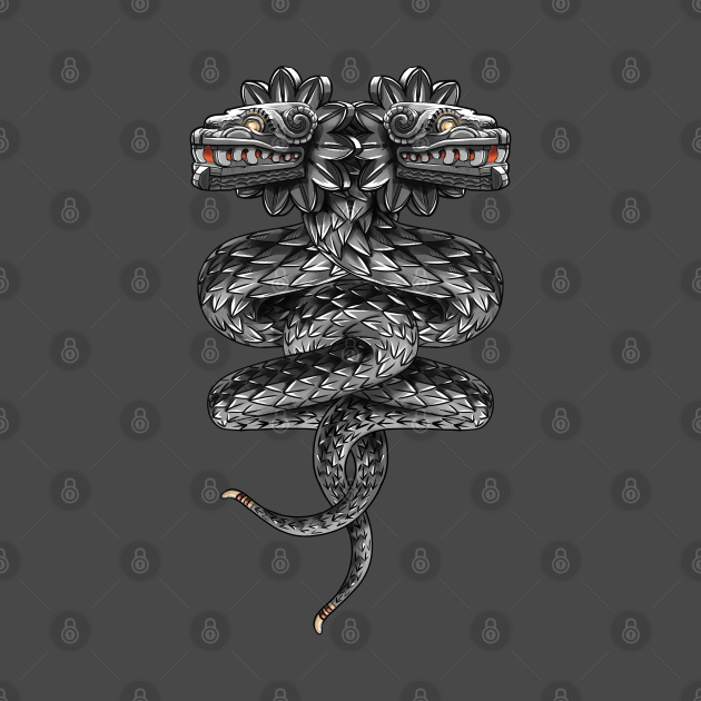 Quetzalcoatl ( flying snake of Aztec ) - Snake - T-Shirt | TeePublic
