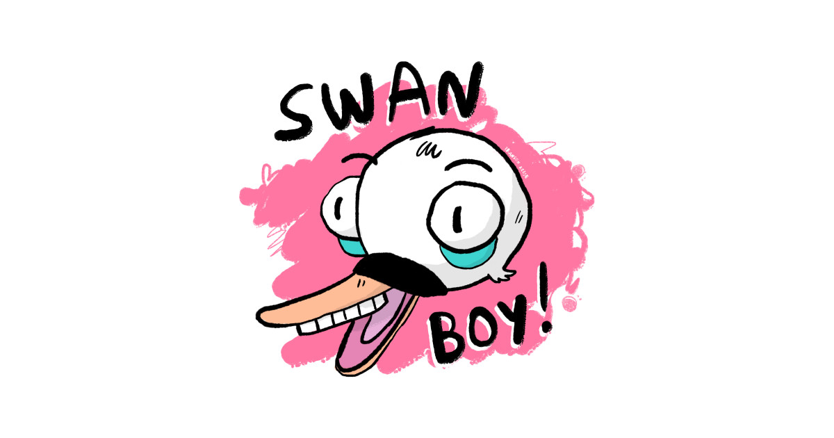 Swan Boy! - Swan Boy - T-Shirt | TeePublic