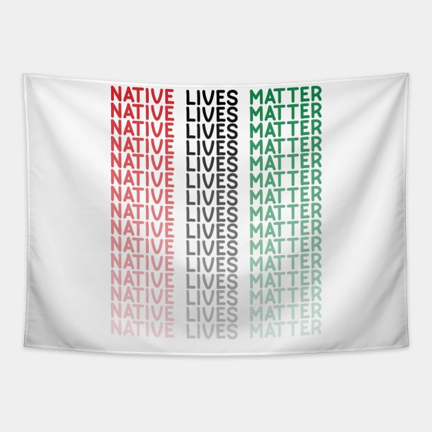 Native Lives Matter Flag - Native Lives Matter - Tapestry | TeePublic