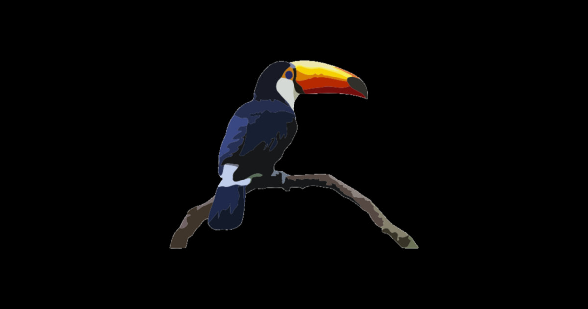 Toucan Digital Painting - Toucan - T-Shirt | TeePublic