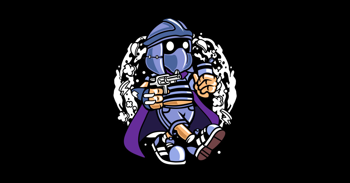Shredder Streetwear Chibi Art Style //// Armor of Chaos Tshirt ...