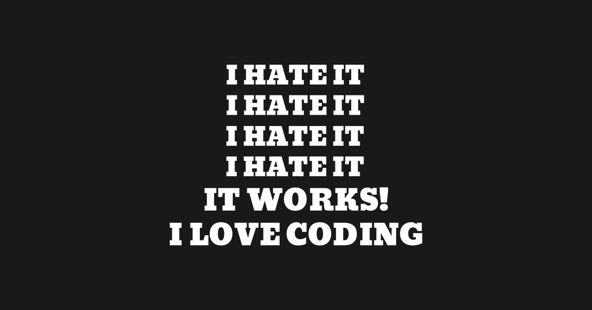 I Love Coding Coding T Shirt Teepublic