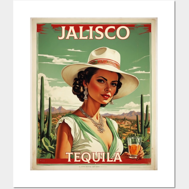 Jalisco Tequila Mexico Vintage Tourism Travel - Mexico - Posters and ...