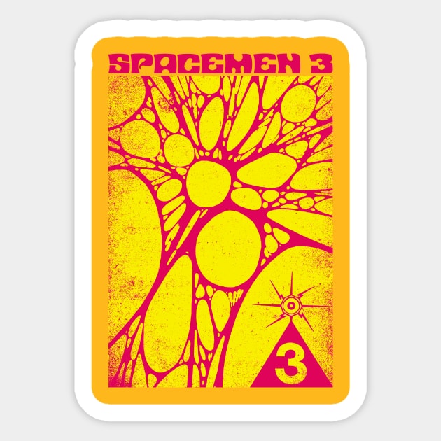 Spacemen 3 Vintage Art - Spacemen 3 - Sticker | TeePublic