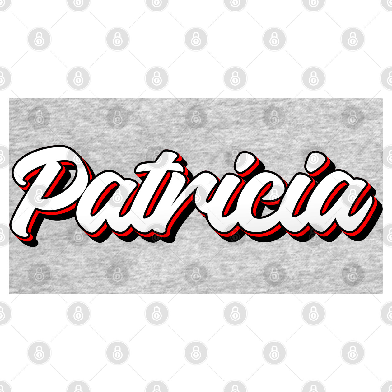 Patricia name - cool 70s retro font - Patricia Name Cool 70s Retro Font ...