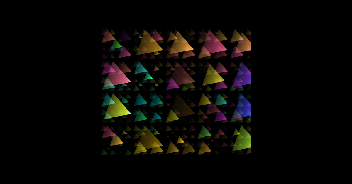 fading triangles - Triangles - Posters and Art Prints | TeePublic