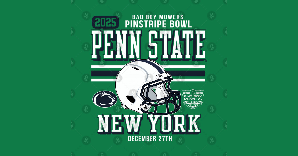 Penn State Nittany Lions Pinstripe Bowl 2025 Football Gray - Penn State ...