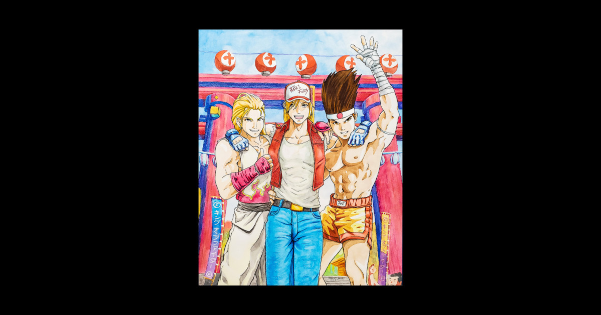 Team Fatal Fury - King Of Fighters - Sticker | TeePublic